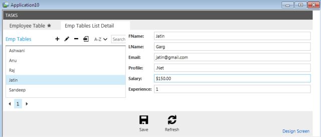 Creating List and Detail Screen Application in LightSwitch 2012